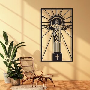 Jesus Christ Wall Decor Religious Artworks Christian Metal - Etsy