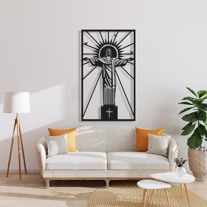 Jesus Christ Wall Decor Religious Artworks Christian Metal - Etsy