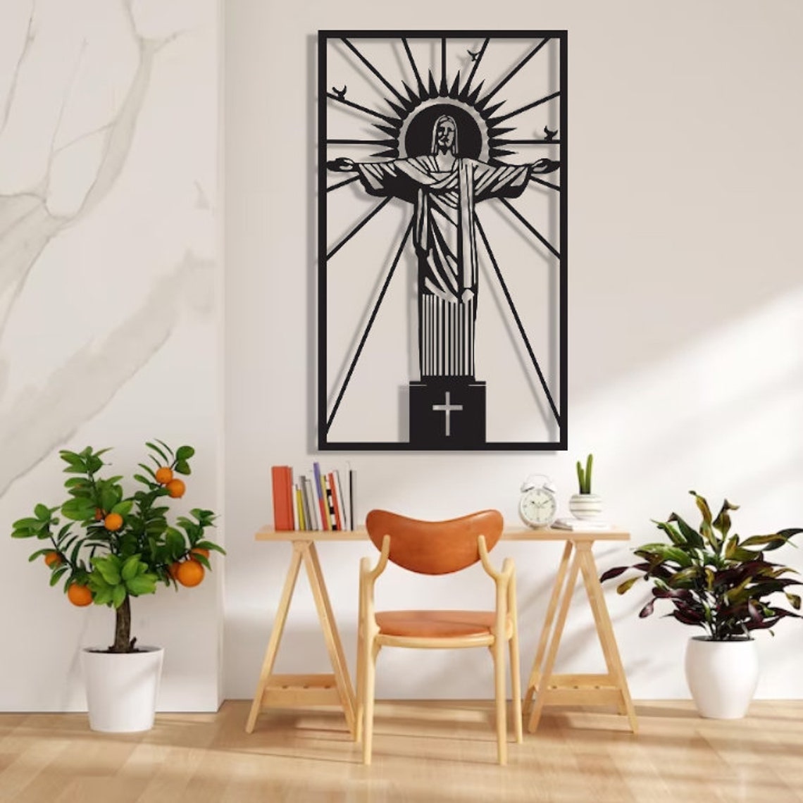 Jesus Christ Wall Decor Religious Artworks Christian Metal - Etsy