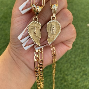 Te Amo Necklaces Set 14k Gold Plated - Etsy