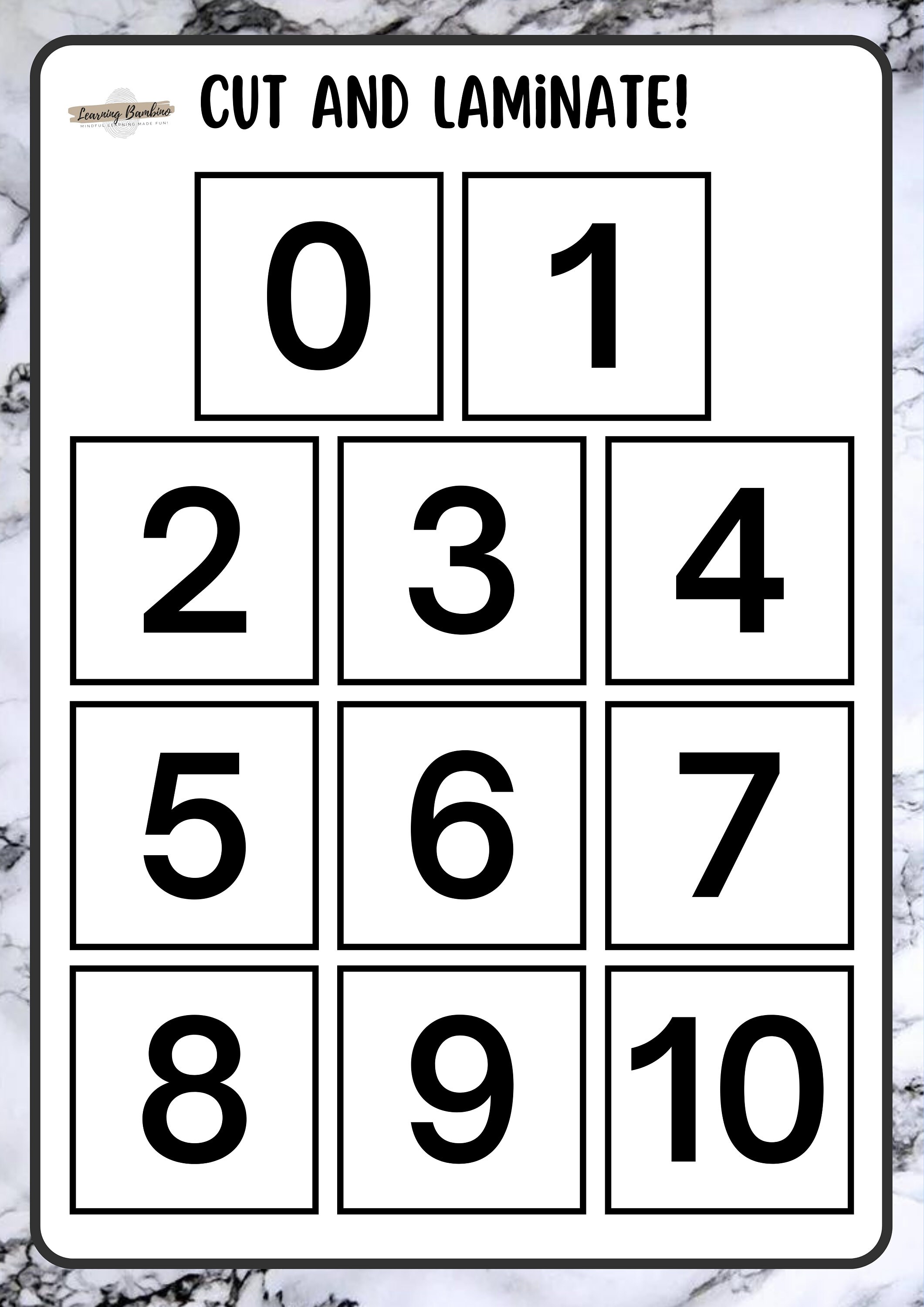 Count and Match Activity Number Matching Number Recognition - Etsy