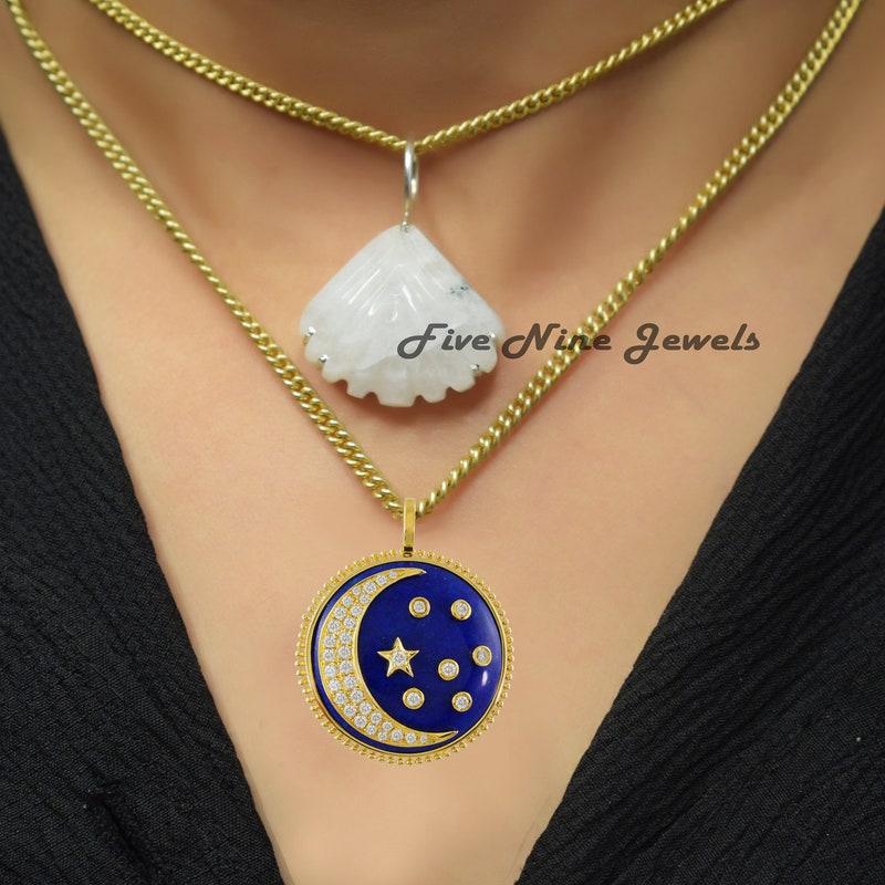 Disc Pendant - Etsy
