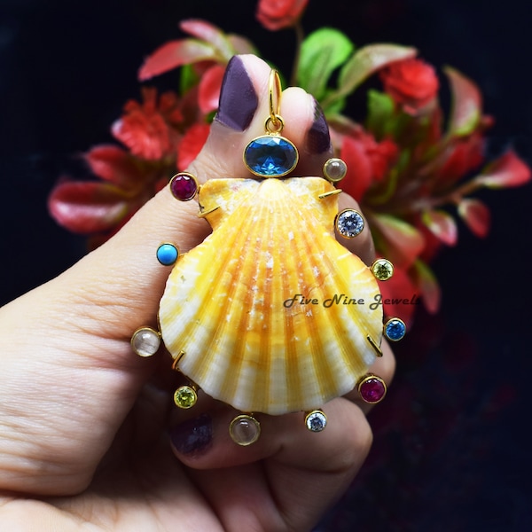 Sea Shell Pendant - Etsy