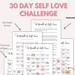 Self Love Challenge, 30 Day Self Love Challenge, Self Care Challenge ...