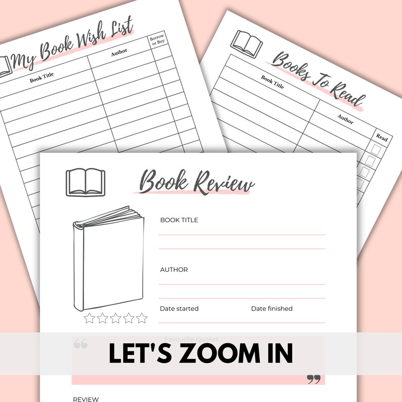 Book Tracker, Reading Tracker, Printable Reading Tracker, Reading ...