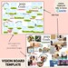 Vision Board Template Fully Editable in Canva - Etsy