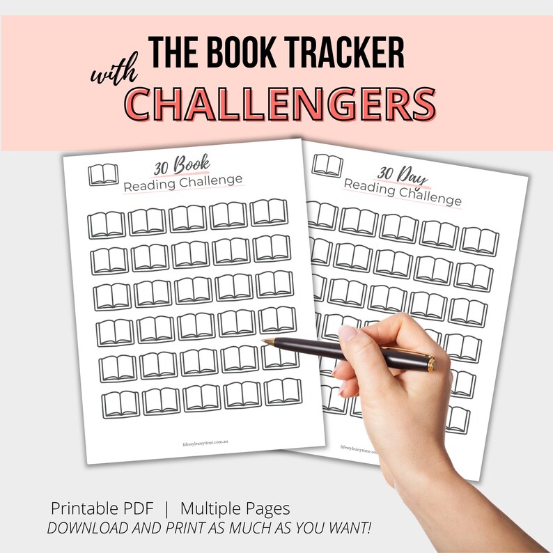 Book Tracker, Reading Tracker, Printable Reading Tracker, Reading ...