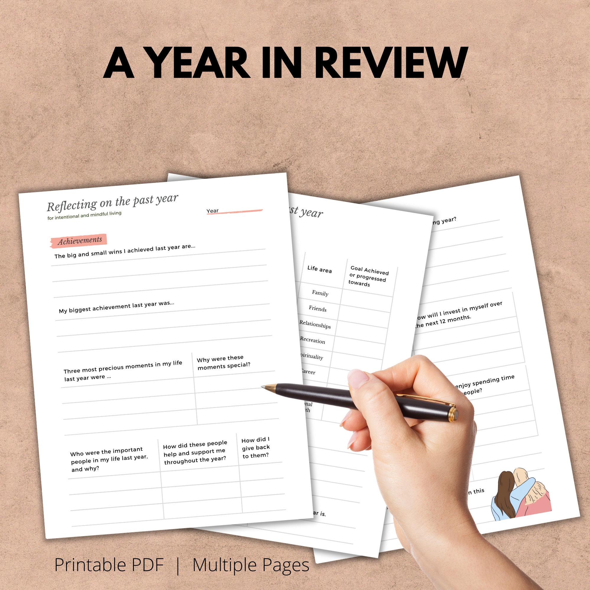 Year in Review End of Year Reflections Reflection Prompts Goal Setting ...