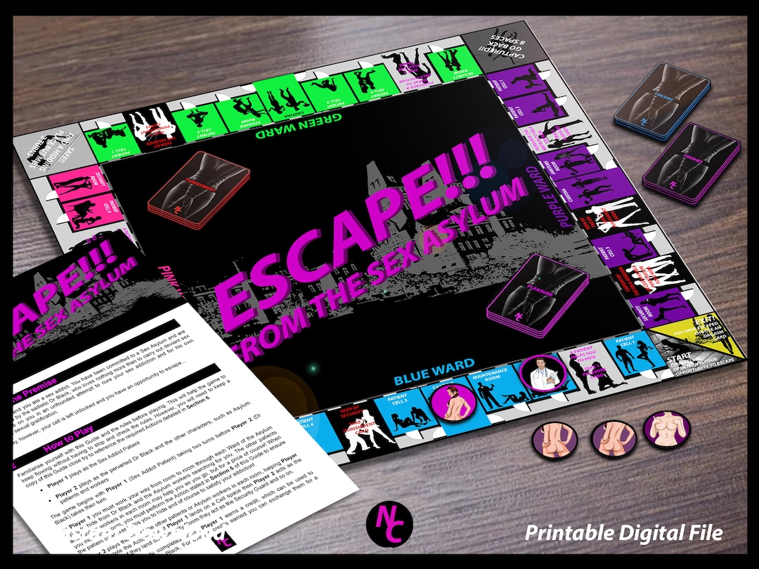Escape From The Sex Asylum Game Etsy