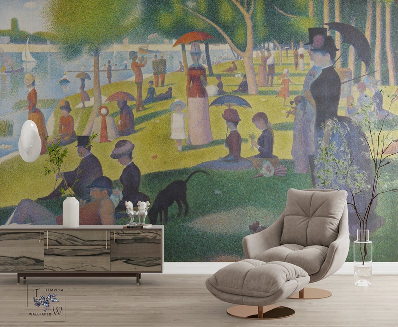 Georges Seurat - A Sunday Afternoon on the Island of La Grande Jatte ...