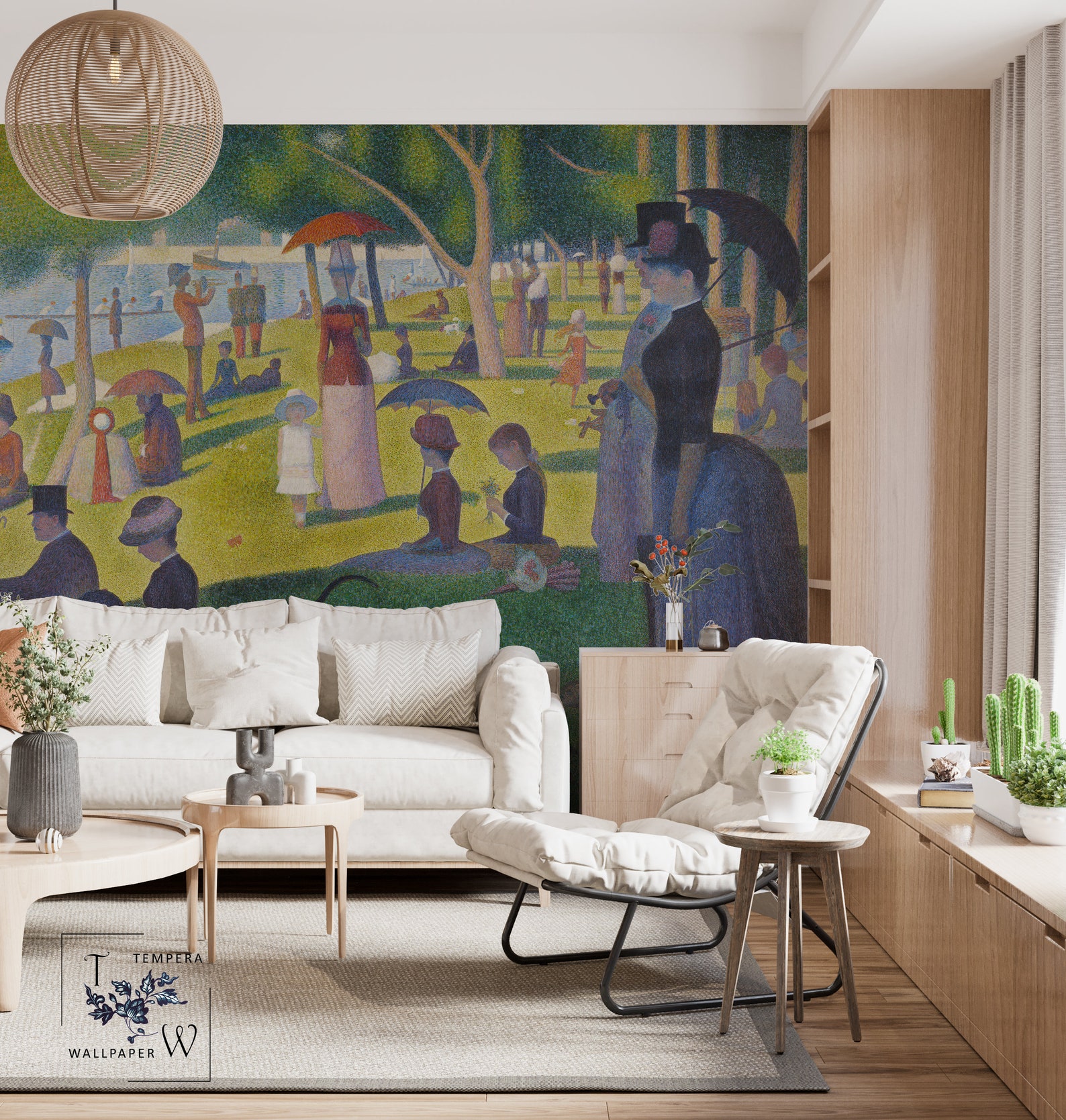 Georges Seurat - A Sunday Afternoon on the Island of La Grande Jatte ...