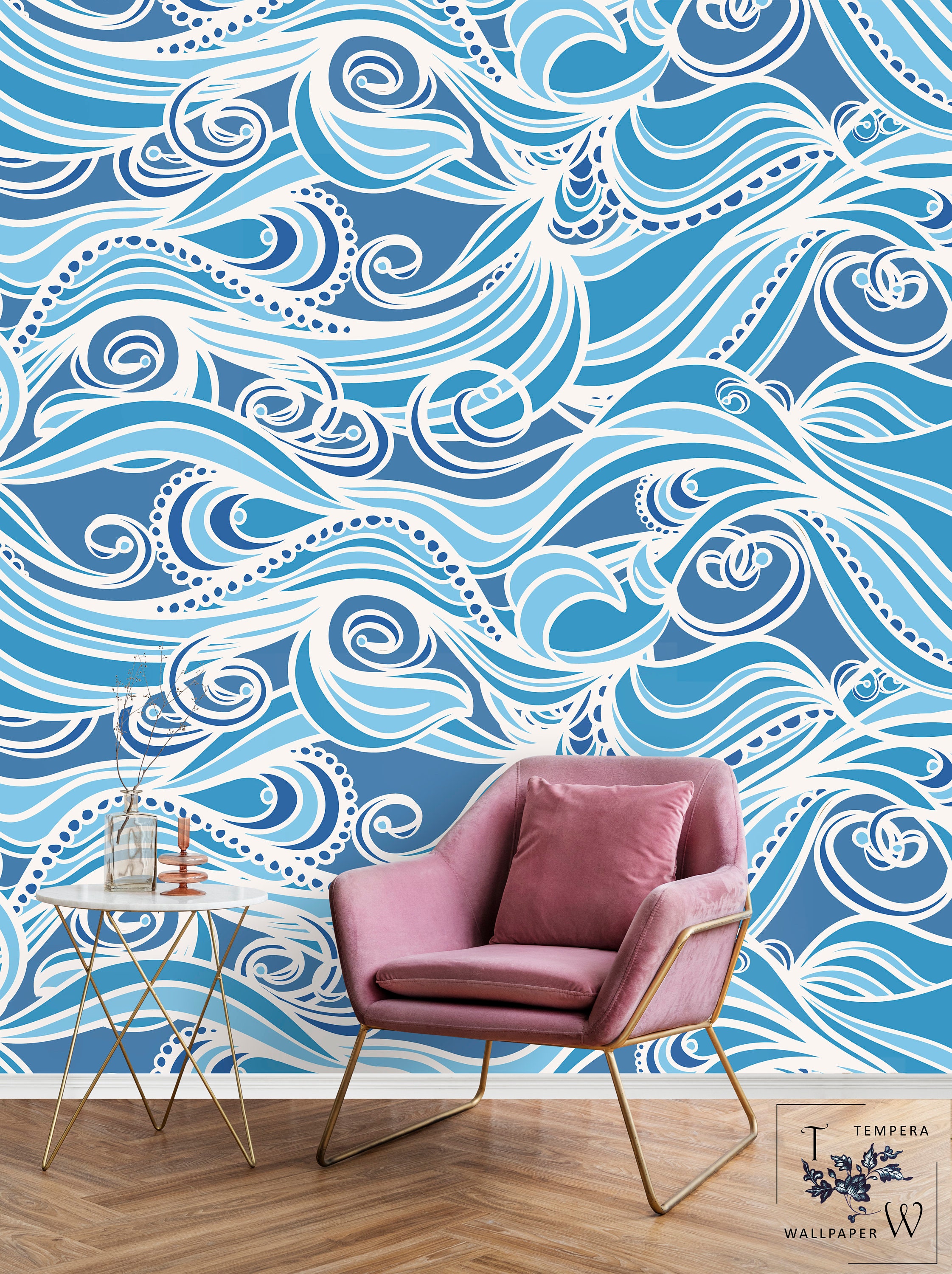 Abstract Waves Wallpaper, Waves Wallpaper, Blue Waves Wallpaper ...