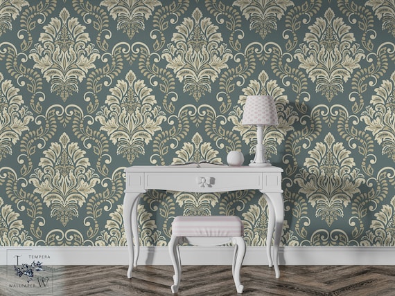 Victorian Reproduction Wallpaper Gold Victorian Style Wallpaper