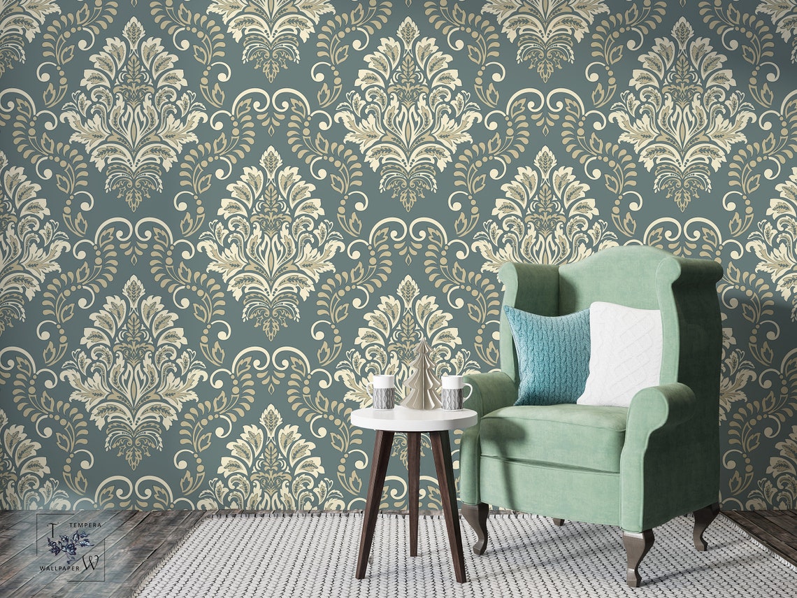Victorian Wallpaper, Victorian Style Mural, Victorian Pattern Wallpaper ...