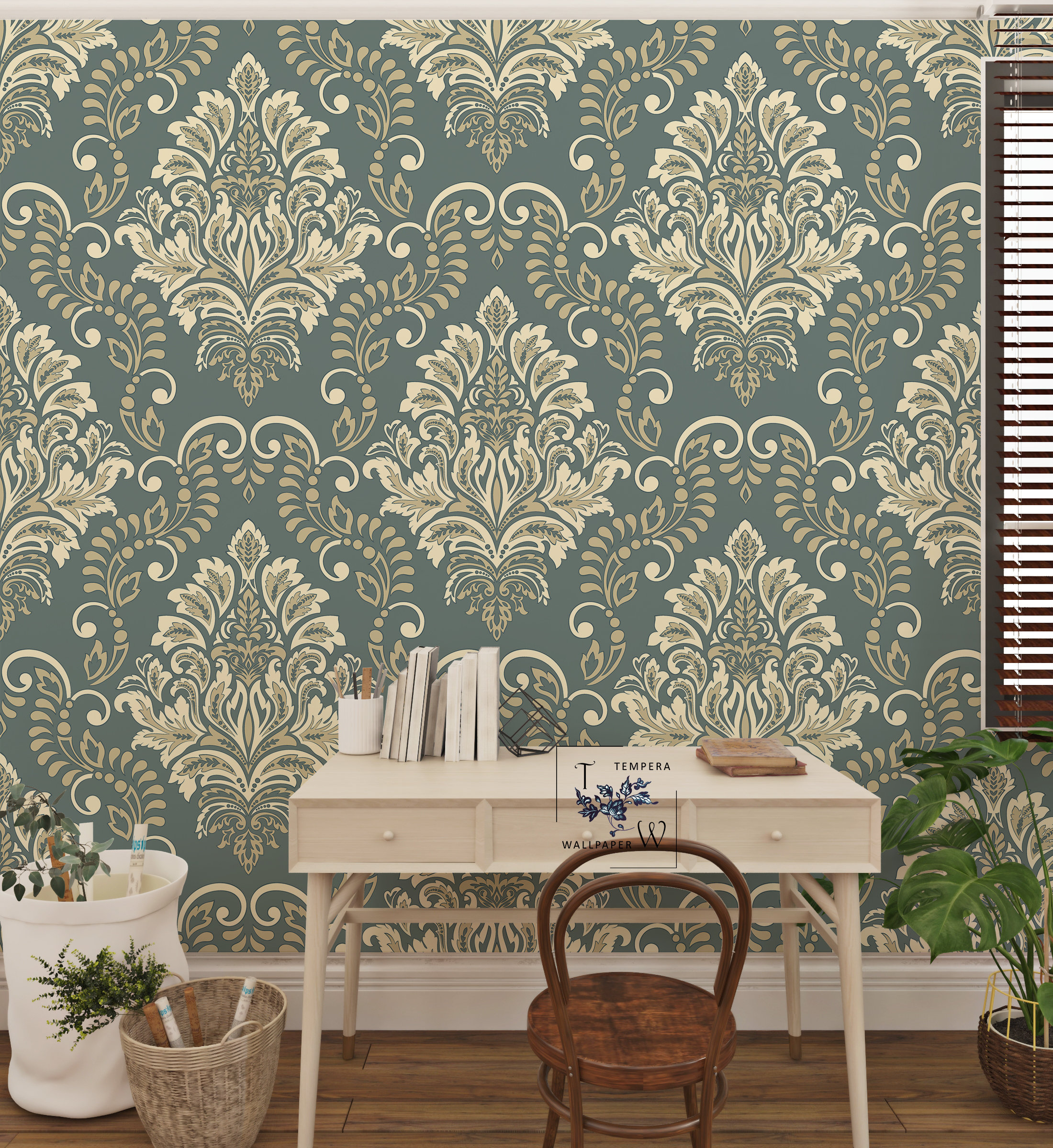 Victorian Wallpaper, Victorian Style Mural, Victorian Pattern Wallpaper ...