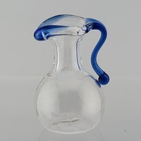 Vintage Amber Glass Pitcher Mini - Etsy