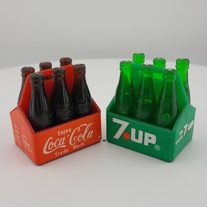 Vintage Miniature Coca Cola and 7up Six Packs - Etsy
