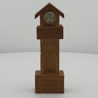 Vintage Miniature Grandfather Clock for Doll House. Mini Grandfather ...