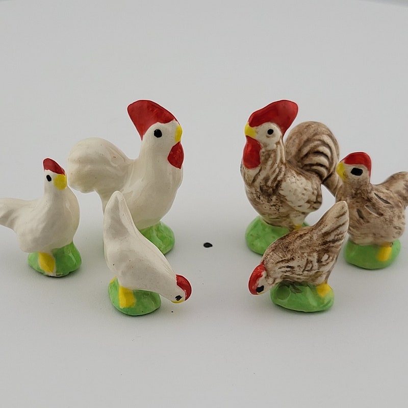 Miniature Roosters - Etsy