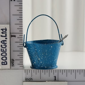 Vintage Miniature Water Pail With Dipper and Cup - Etsy