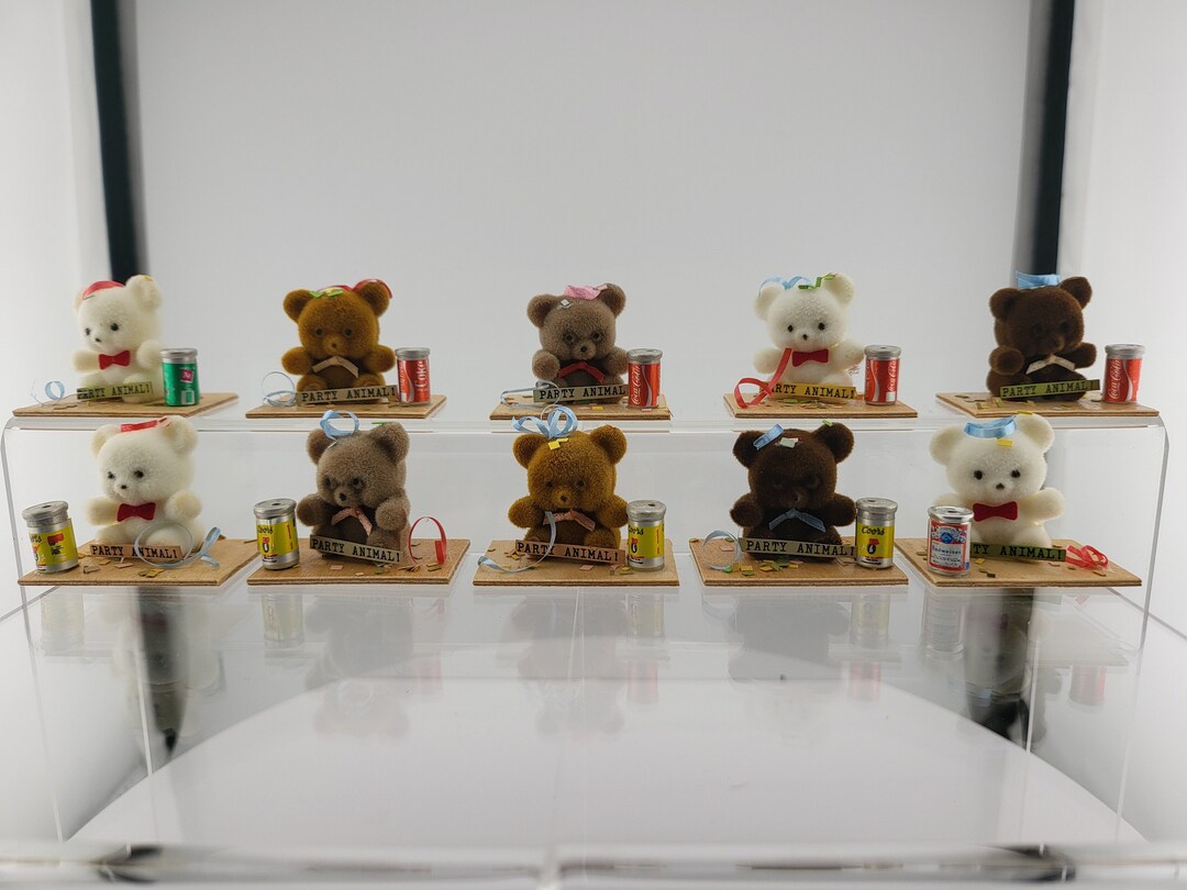 Vintage Miniature "party Animal" Bear - Etsy