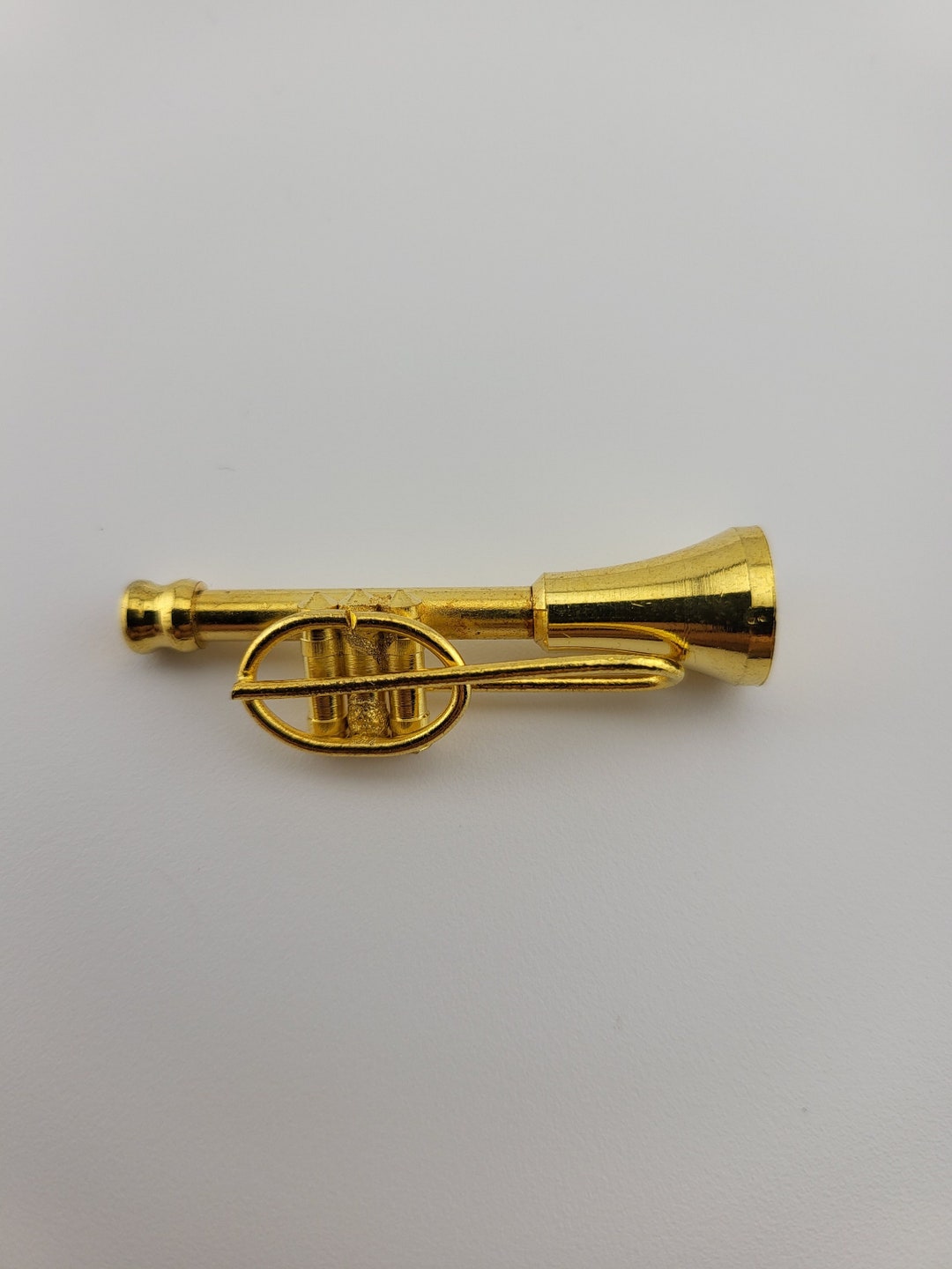 Vintage Miniature Brass Trumpet - Etsy