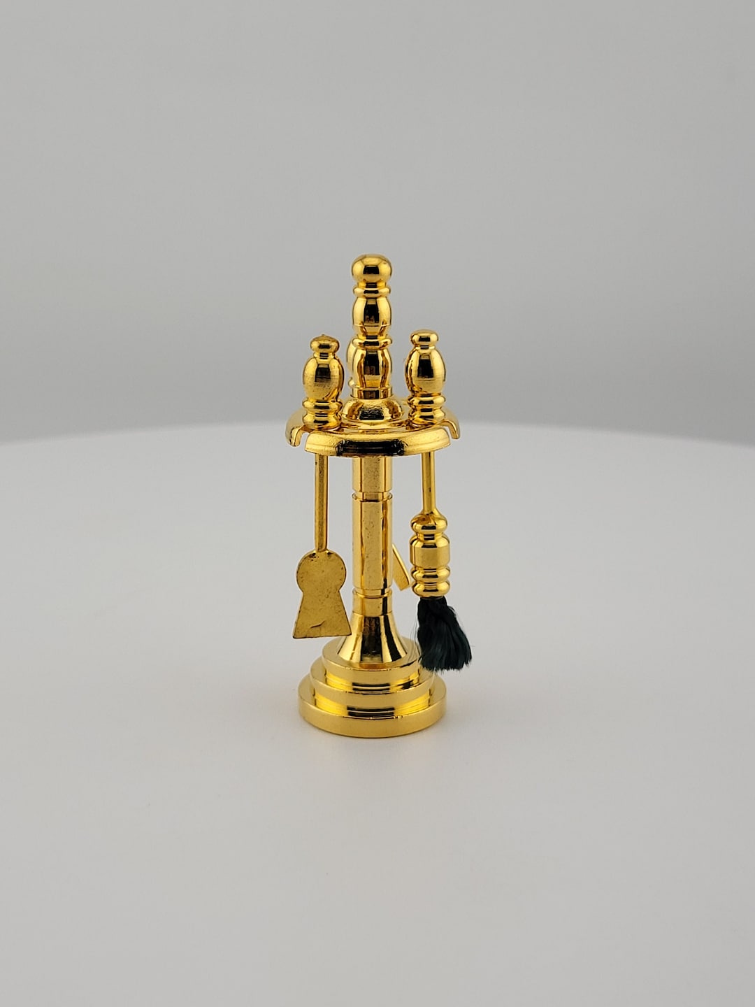 Vintage Miniature Fireplace Tool Set - Etsy