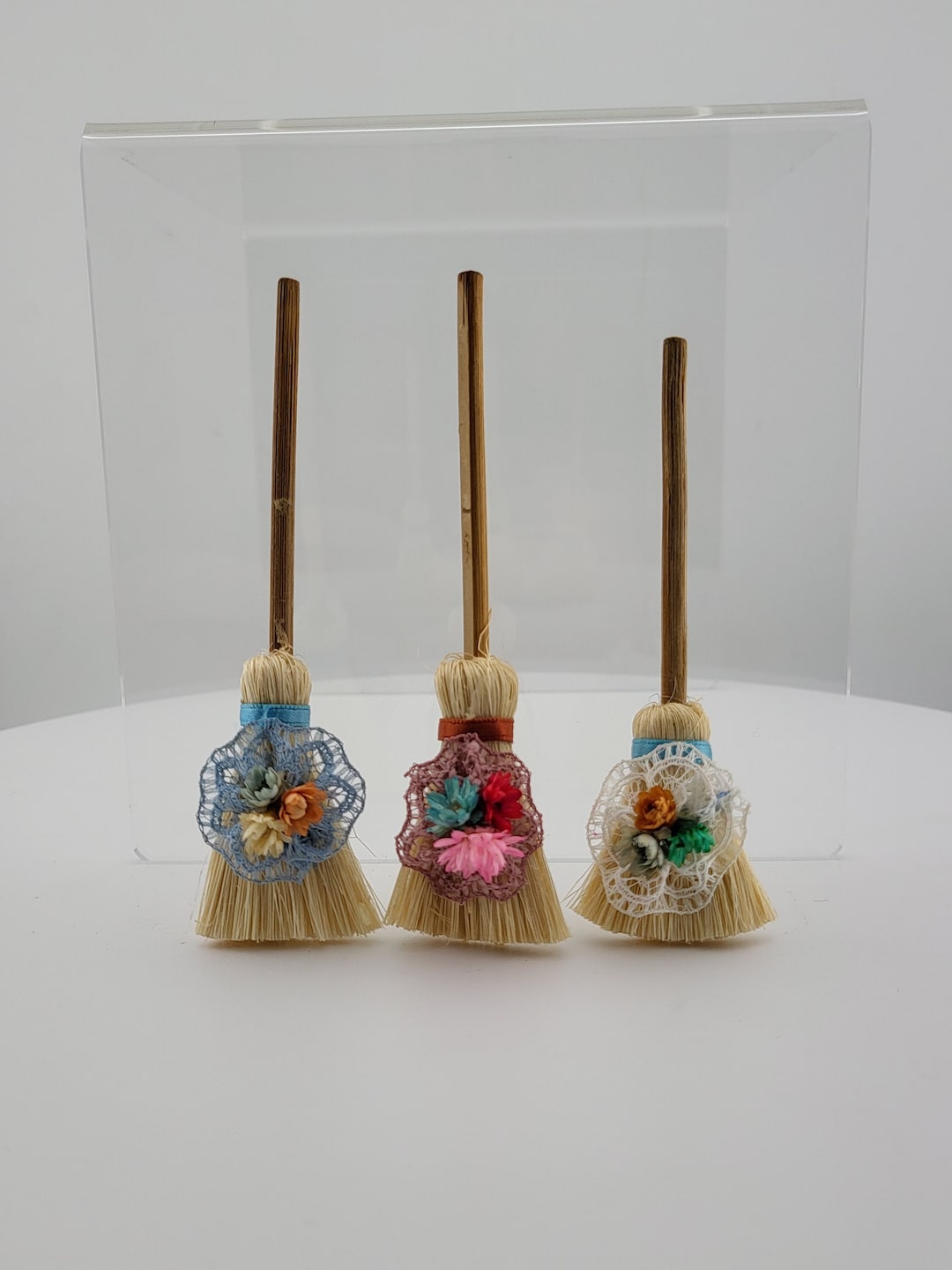 Vintage Miniature Decorated Country Broom - Etsy