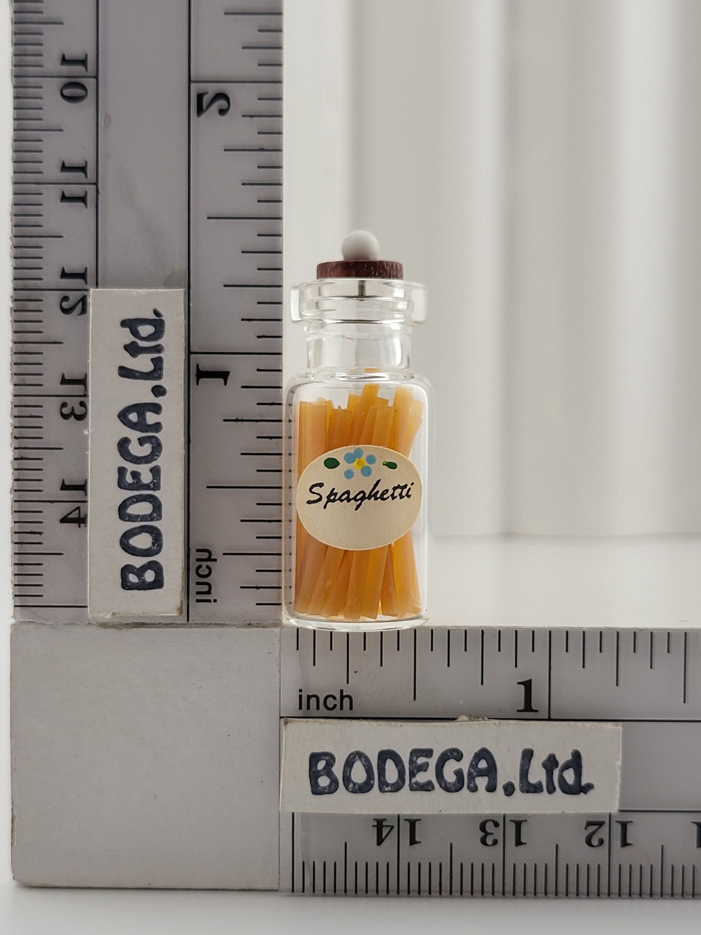 Vintage Miniature Glass Spaghetti Jar - Etsy