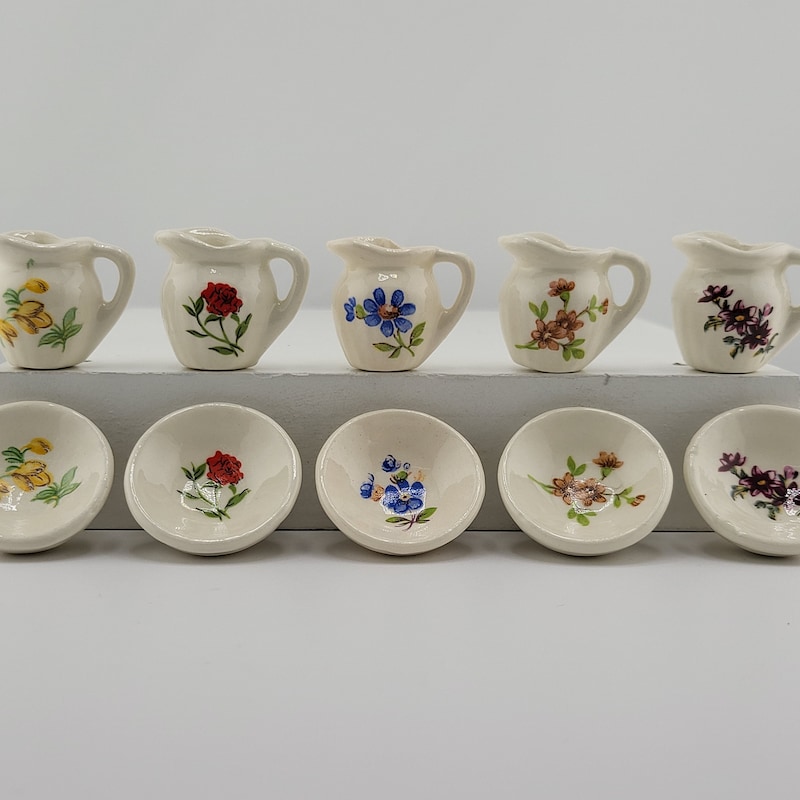 Miniature Flower Bowl - Etsy