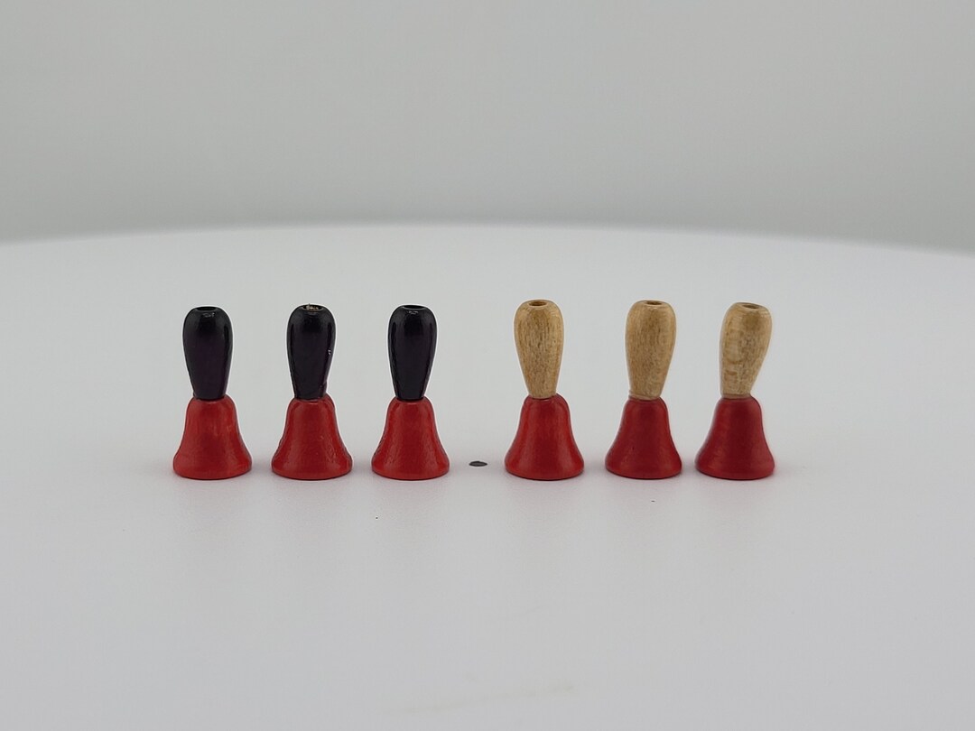 Vintage Miniature Hand Bells - Etsy