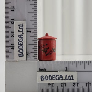 Vintage Miniature Metal Canister Set - Etsy