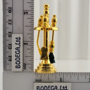 Vintage Miniature Fireplace Tool Set - Etsy