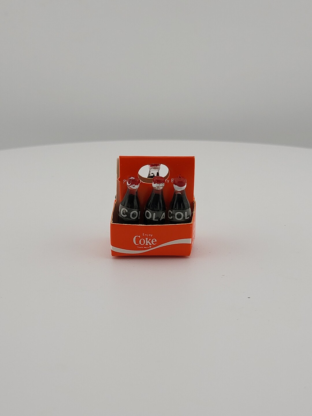 Vintage Miniature Coke Six Pack Holder and Cola Bottles - Etsy