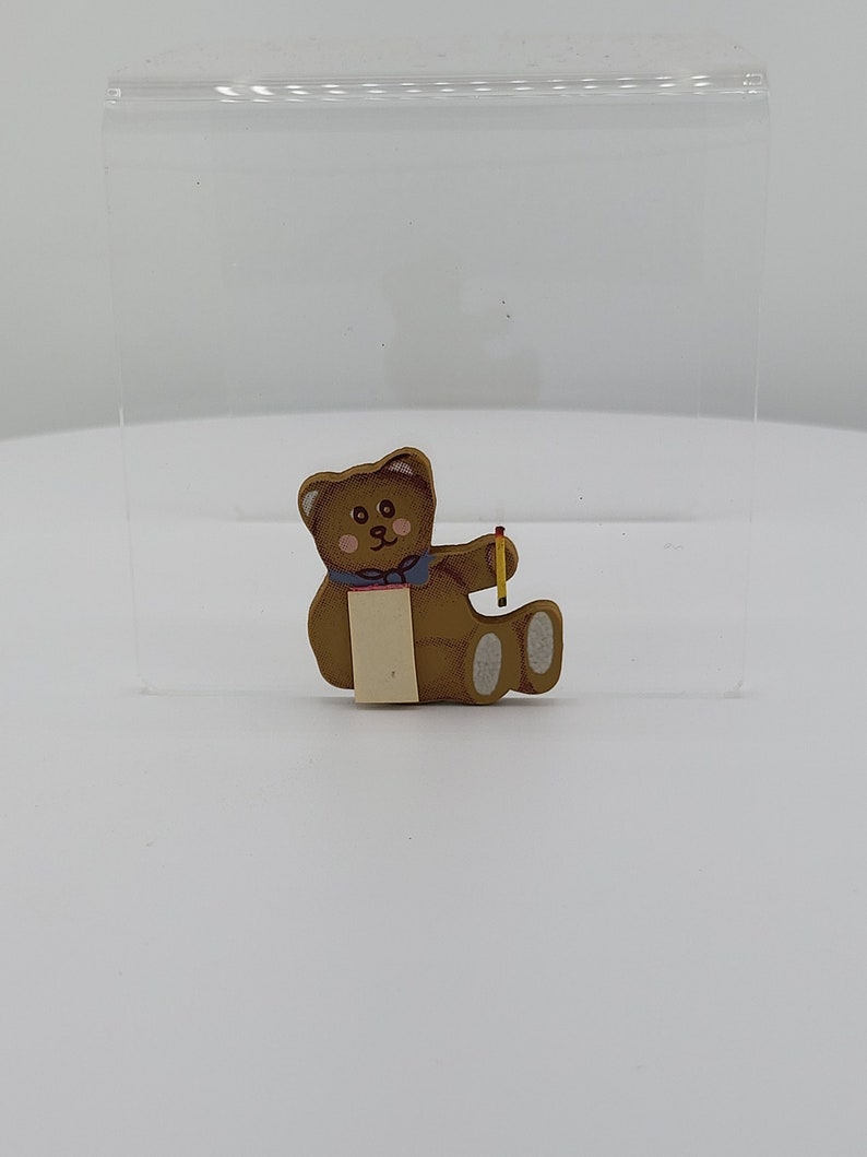 Vintage Miniature Bear Note Pad W/ Pencil - Etsy