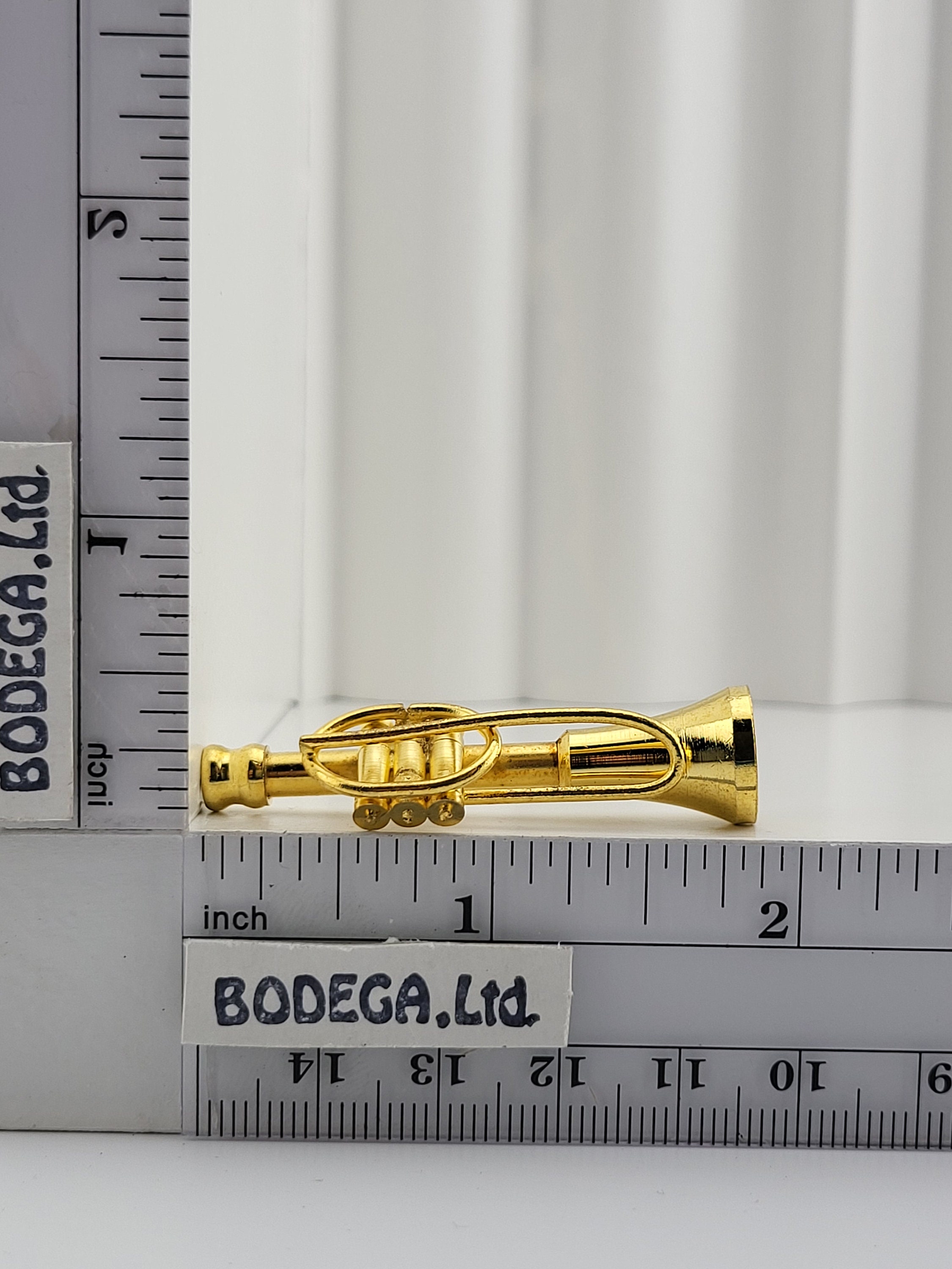 Vintage Miniature Brass Trumpet - Etsy