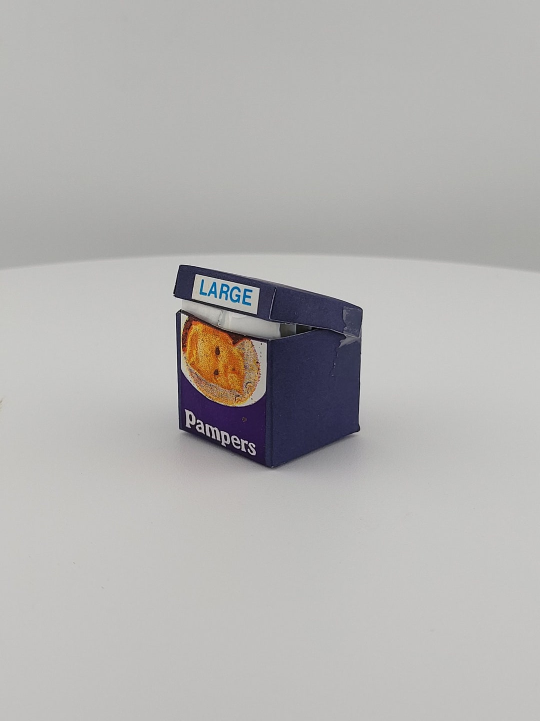 Vintage Miniature Handmade Pampers Box With Diapers - Etsy