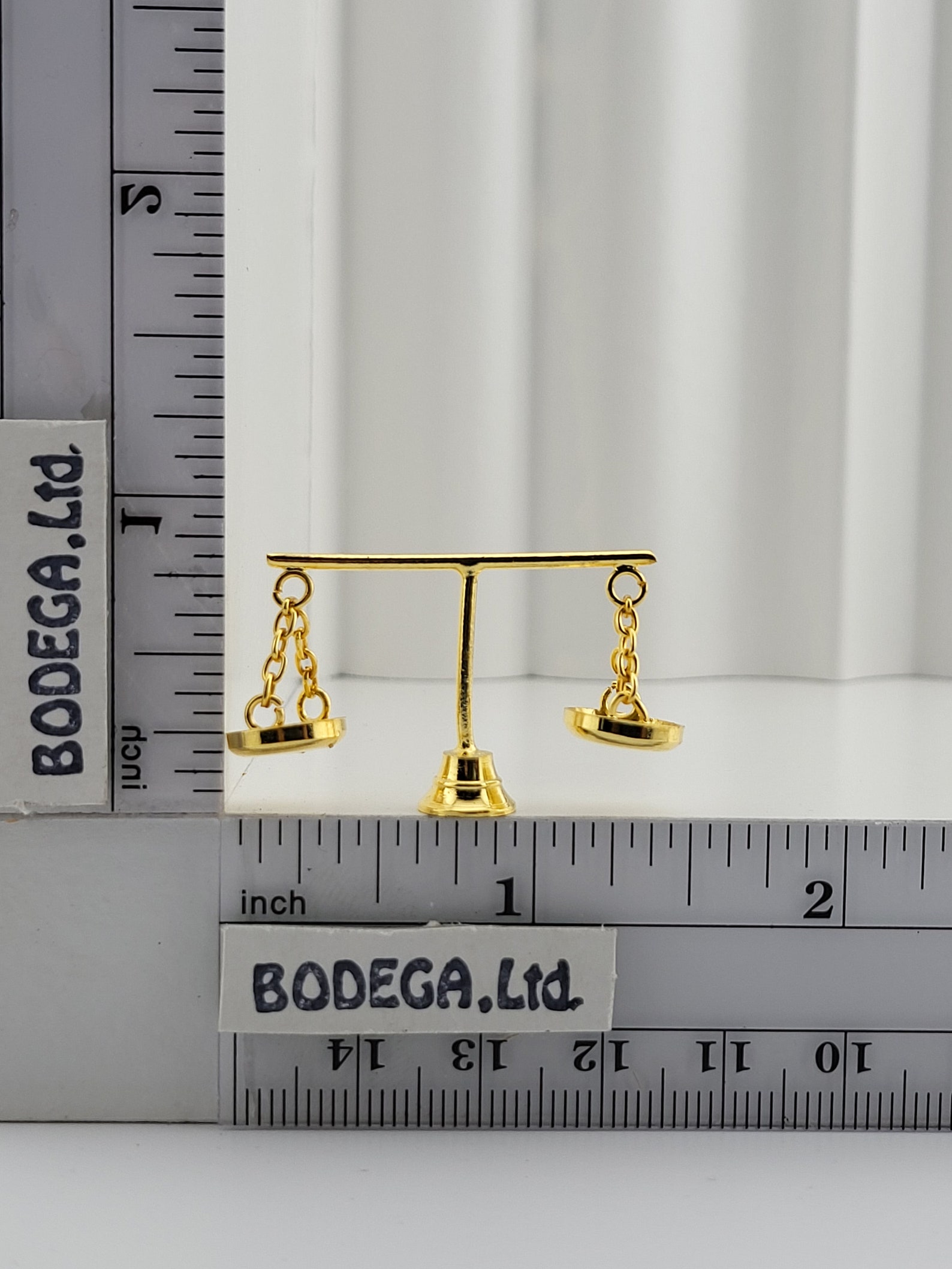 Vintage Miniature Brass Balance Scale - Etsy