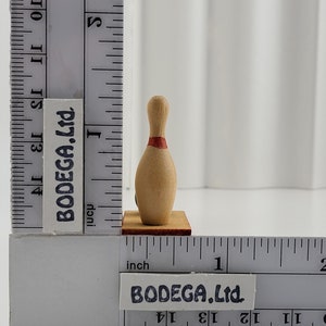 Vintage Miniature Bowling Pin and Ball - Etsy