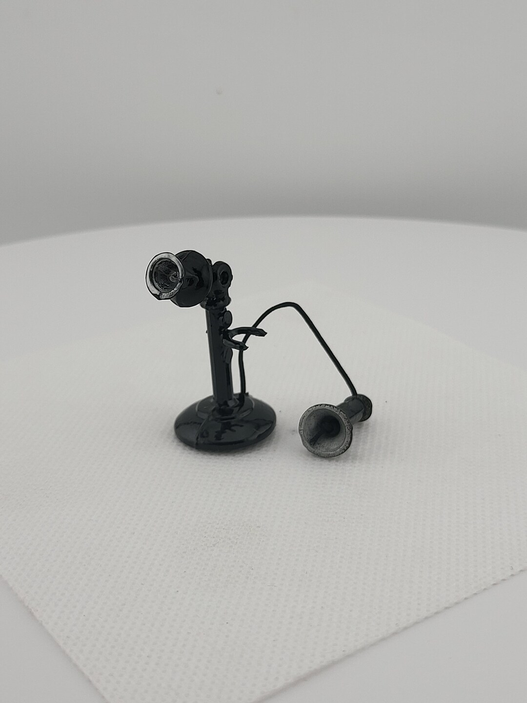 Vintage Miniature Metal Phone - Etsy