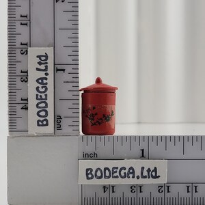 Vintage Miniature Metal Canister Set - Etsy