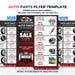 Auto Parts Flyer Template, Car Accessories and Promotional Brochure - Etsy