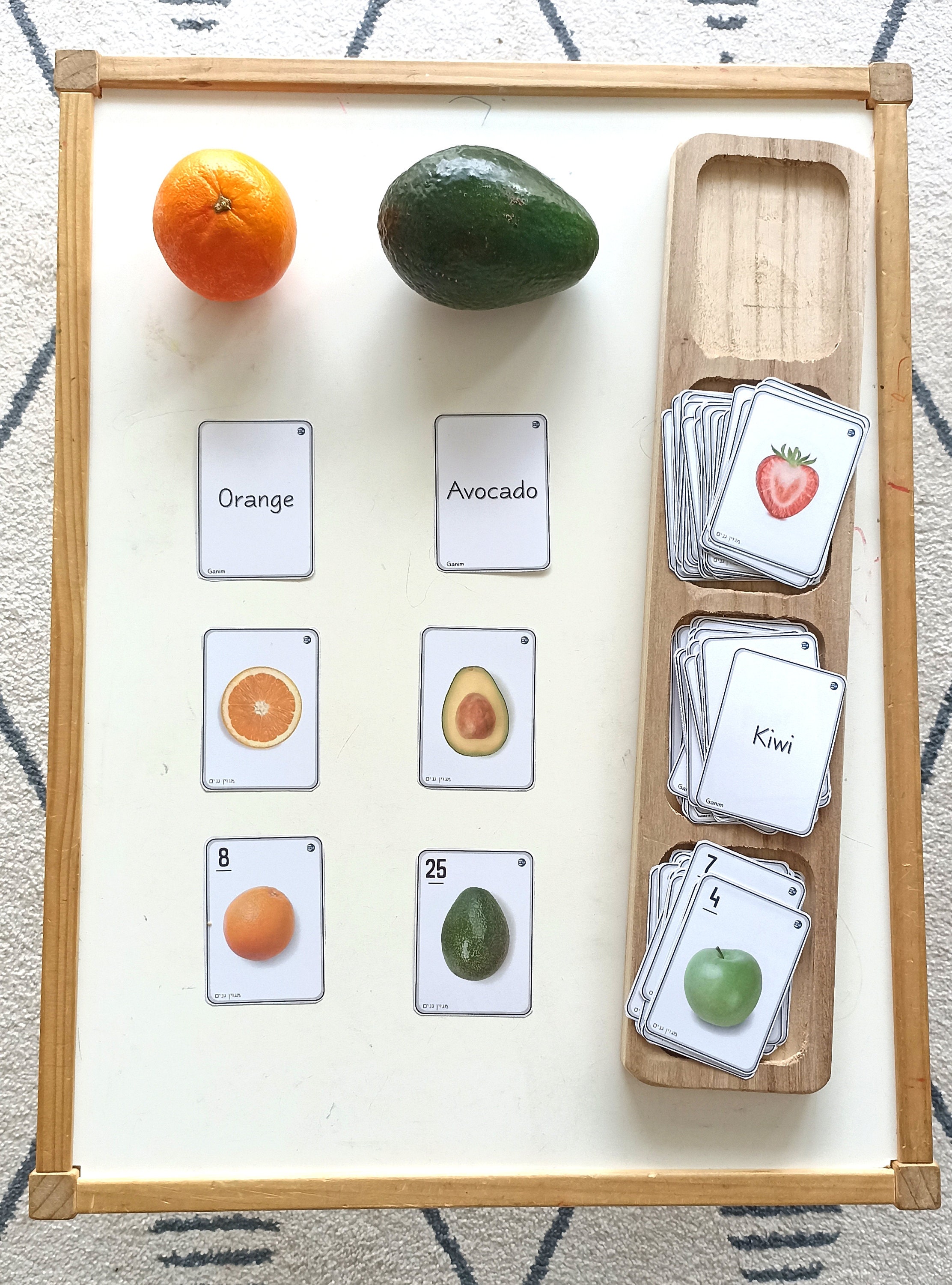 Fruits Matching Cards. Preschool Learning. Real Photos. - Etsy