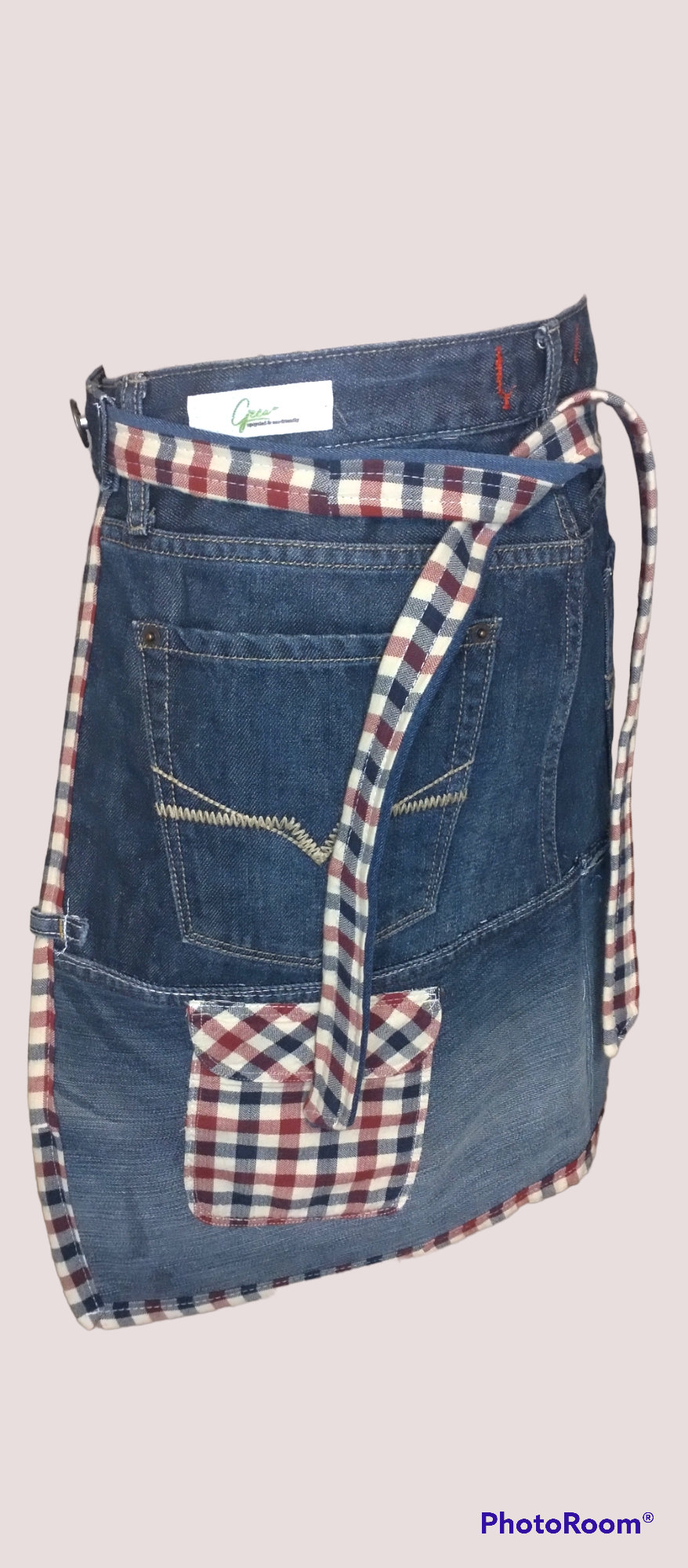 100% Upcycled Apron Denim Design by Geea Upcycled& Eco-friendly ...