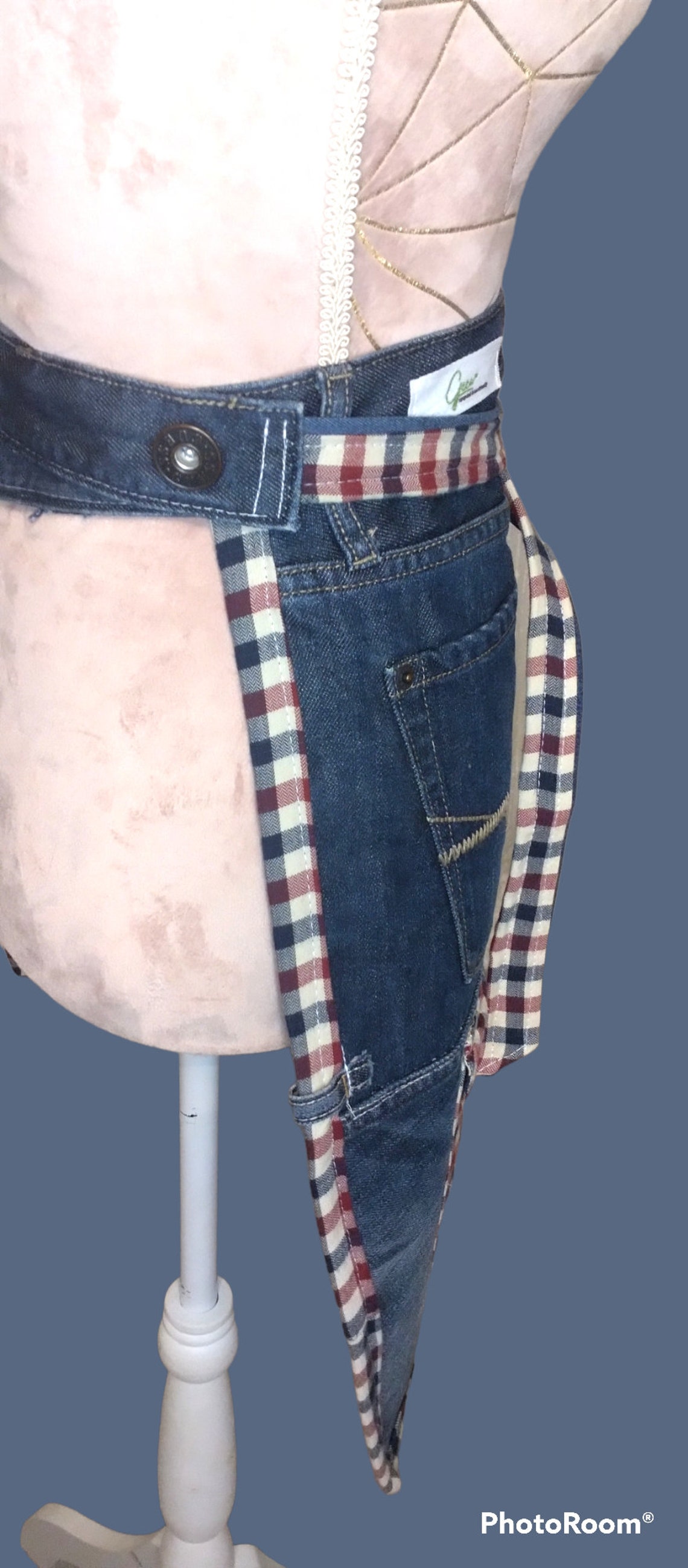 100% Upcycled Apron Denim Design by Geea Upcycled& Eco-friendly ...