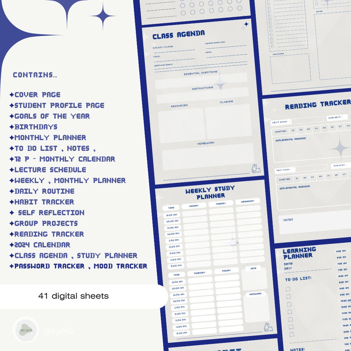 Printable Newjeans Student Planner Calendar Digital Download Goodnotes ...