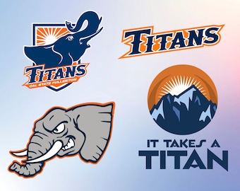 Mascot Cal State Fullerton Titan Art - Etsy