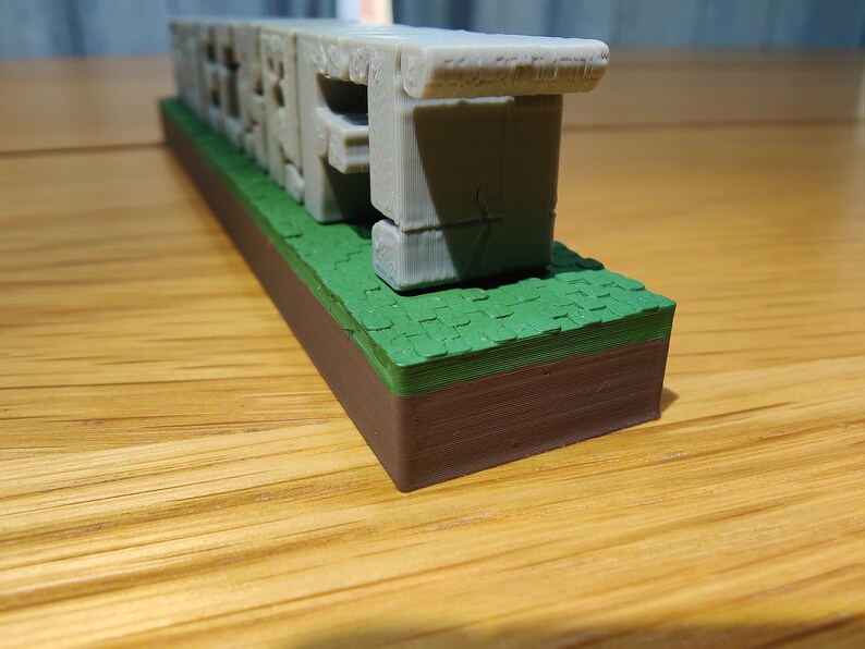 Minecraft 3D Printed and Handmade Painted Logo Minecraft - Etsy