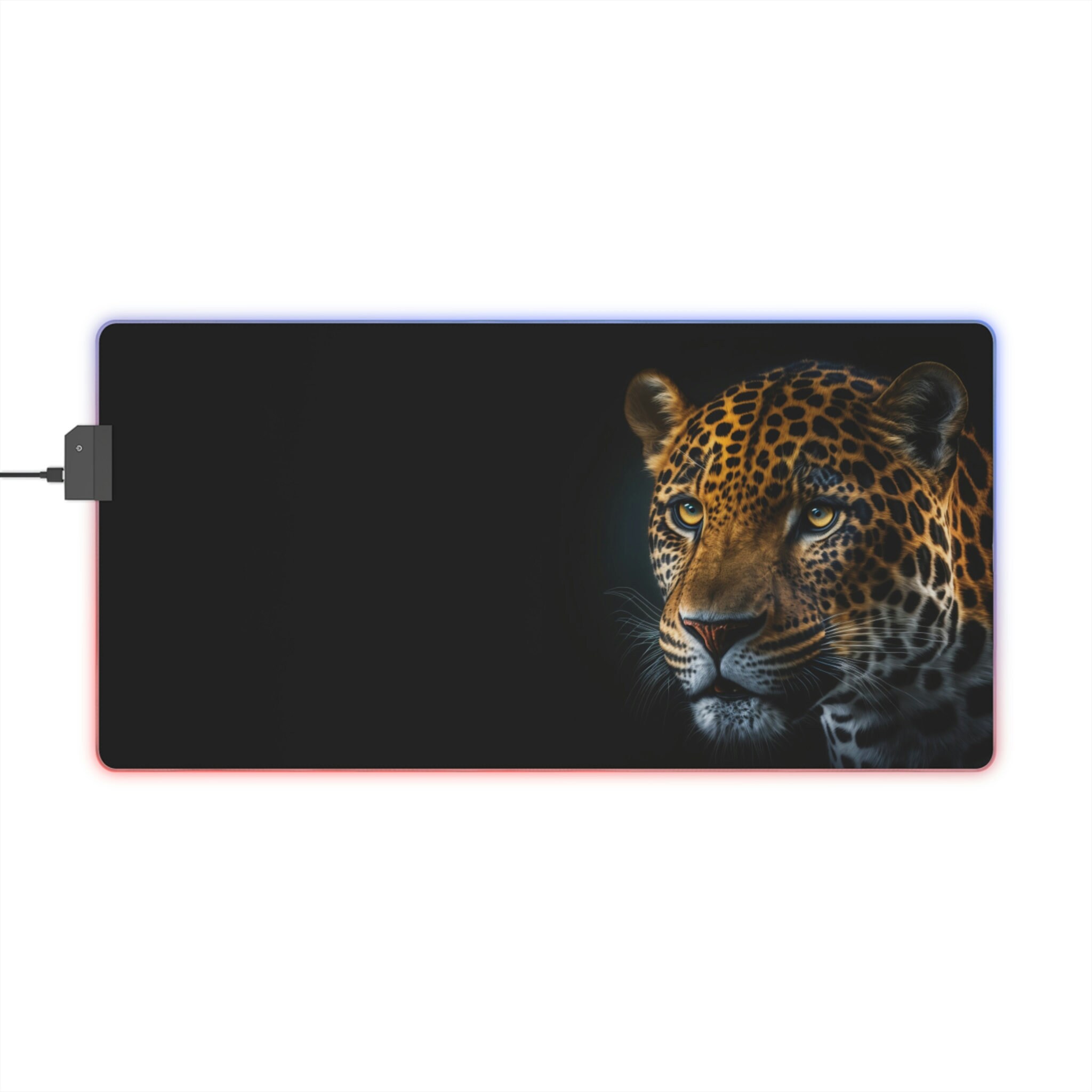 LED Gaming Mouse Pad, RGB Mouse Pad, Jaguar Edition - Etsy