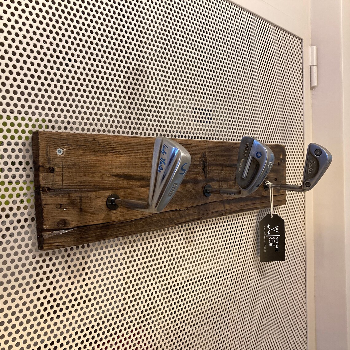 Golf Club Wall Hook Hat or Towel Hook Made From Recycled Golf Irons ...